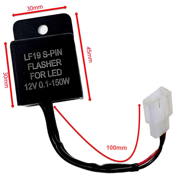 Flasher Relay, Suits Normal & LED Indicators | Custom Cafe Racer ...