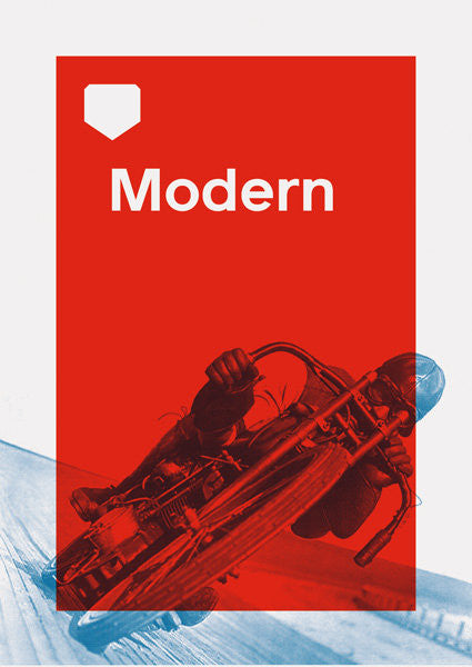 Poster, "Modern", Series 01, Poster 01 | Custom Cafe Racer, Tracker and ...