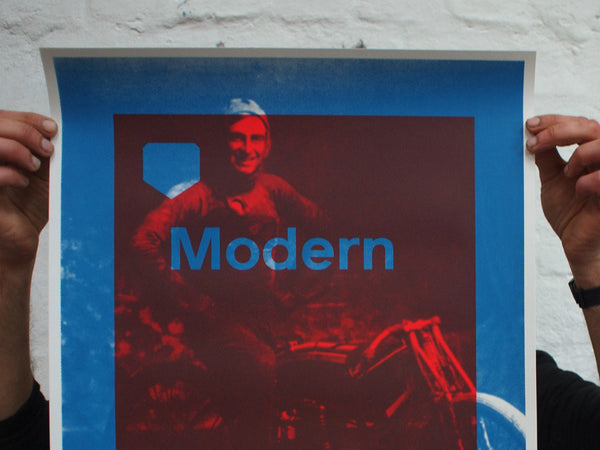 Poster, "Modern", Series 01, Poster 02 | Custom Cafe Racer, Tracker and ...