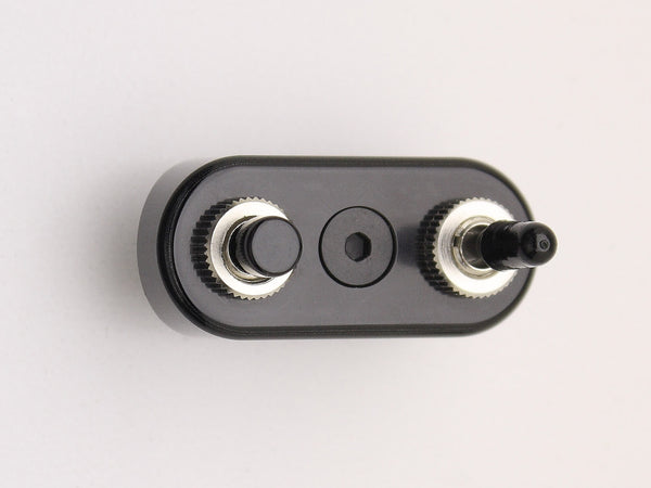 Switch Block, Black with Push Button & Toggle | Custom Cafe Racer ...